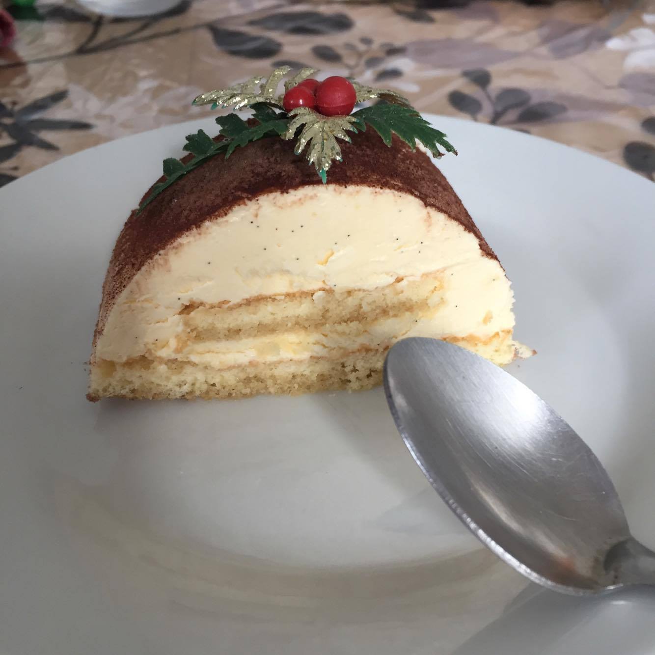 Bûche de Noël façon tiramisu